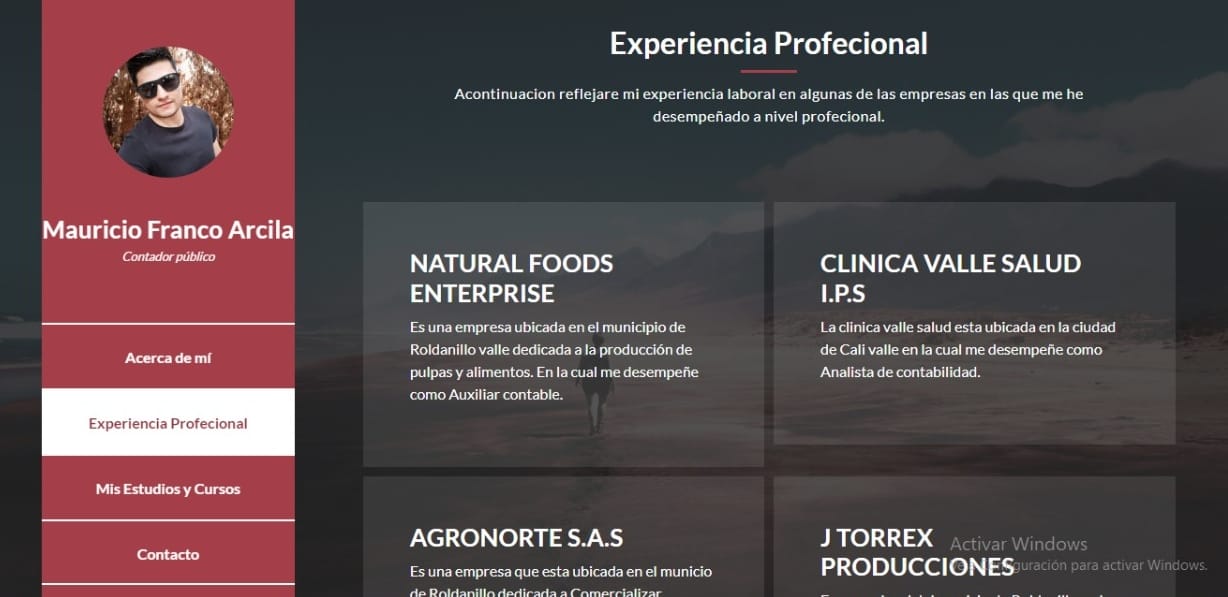 WILMER | Portfolio Personal